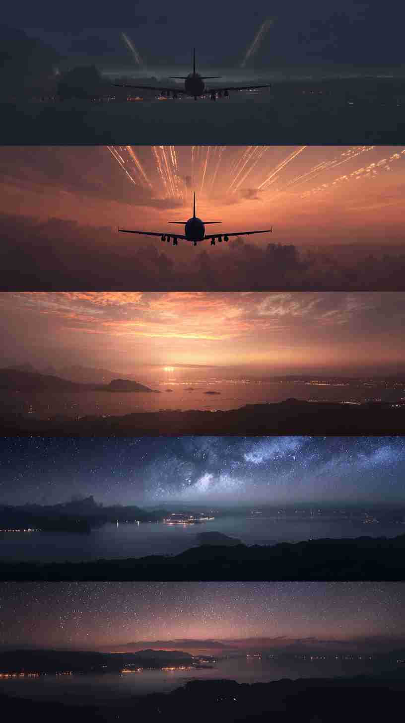 Airplane 24 Hours Wallpaper 4K HD Images